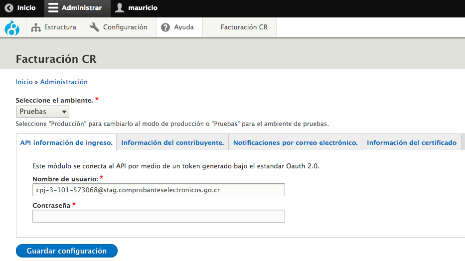 Guía rápida para usar y configurar el módulo Factura Electrónica CR - E-Invoice CR | ParallelDevs